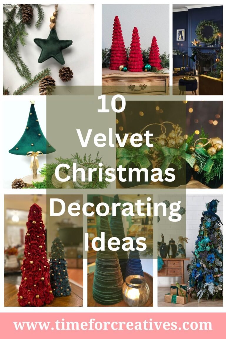 10 Velvet Christmas Decorating Ideas | Time for Creatives