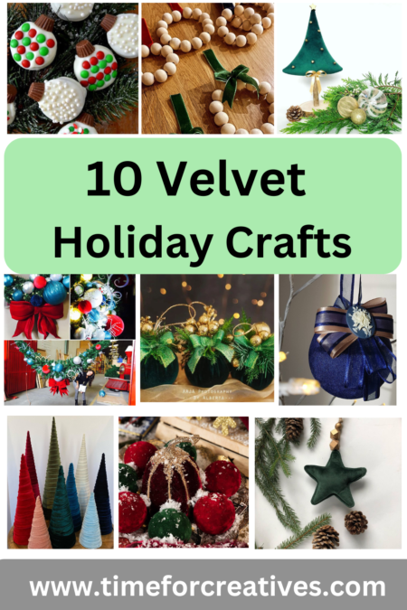 10 Velvet Holiday Crafts | Time for Creatives