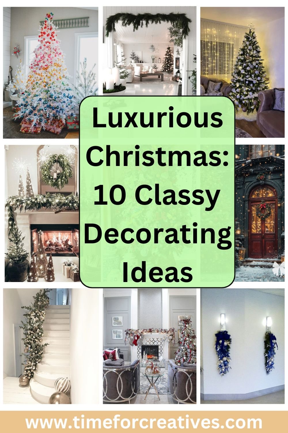 Luxurious Christmas: 10 Classy Decorating Ideas | Time for Creatives