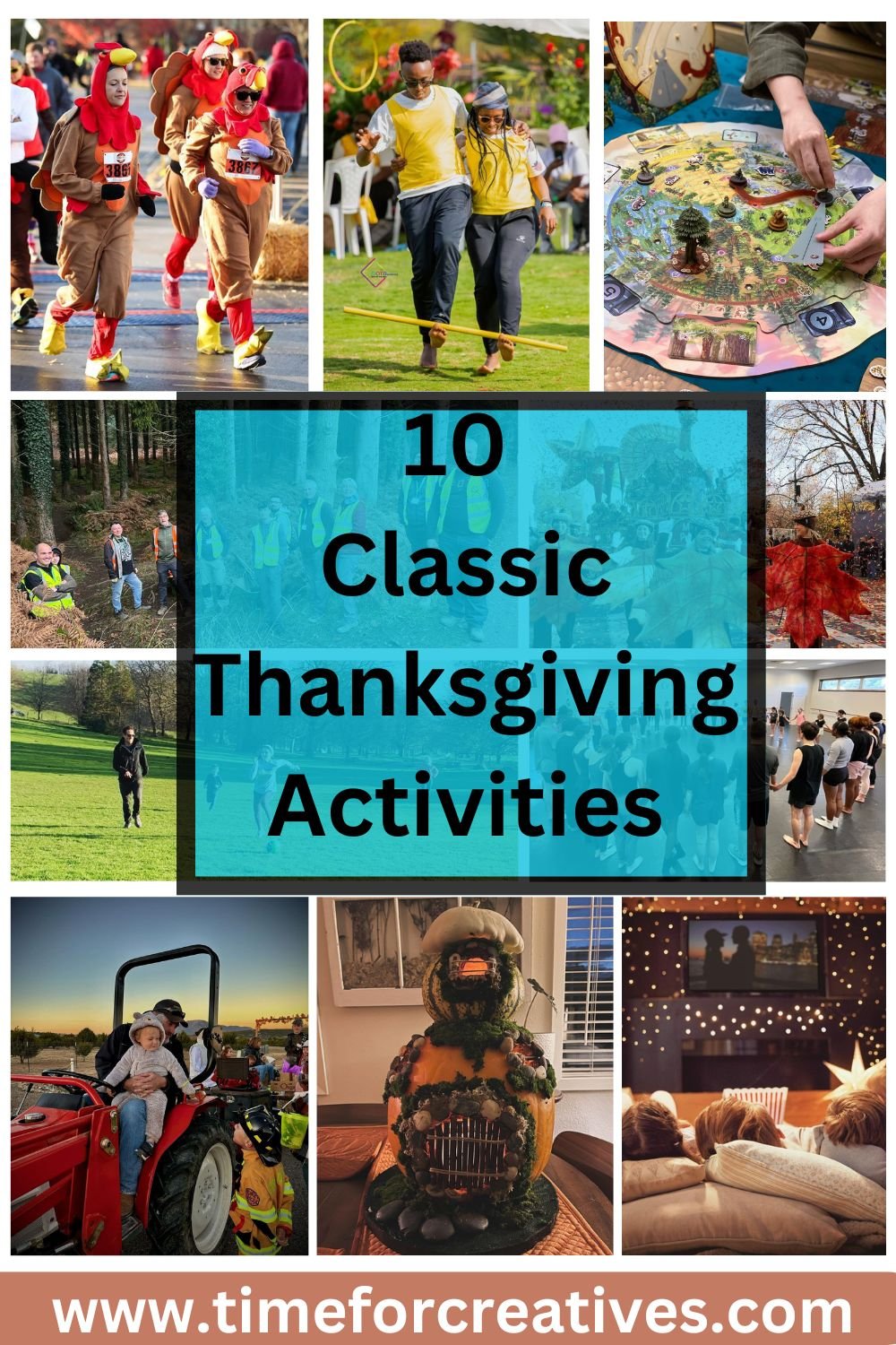 10 Classic Thanksgiving Activities | Time for Creatives